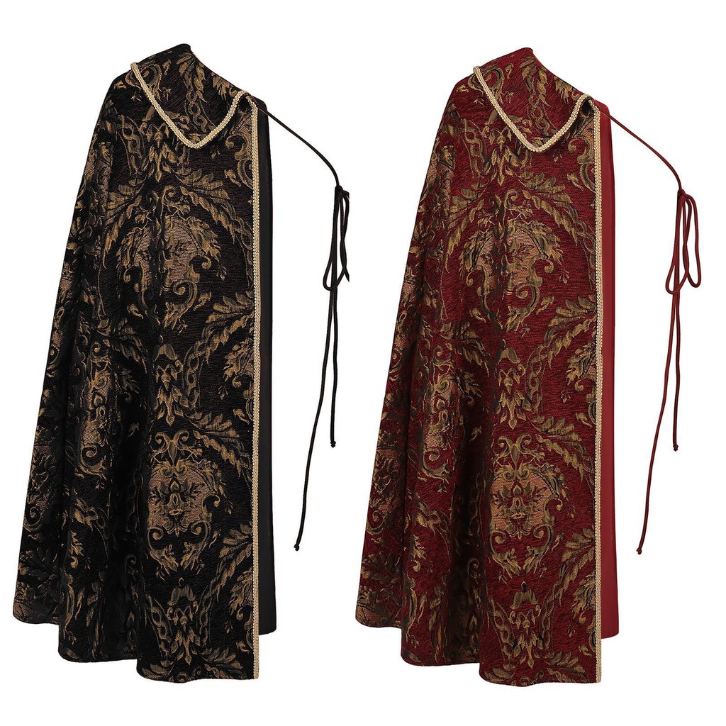 Medieval Renaissance Costume Aristocrat Tudor King Costume Cape ...