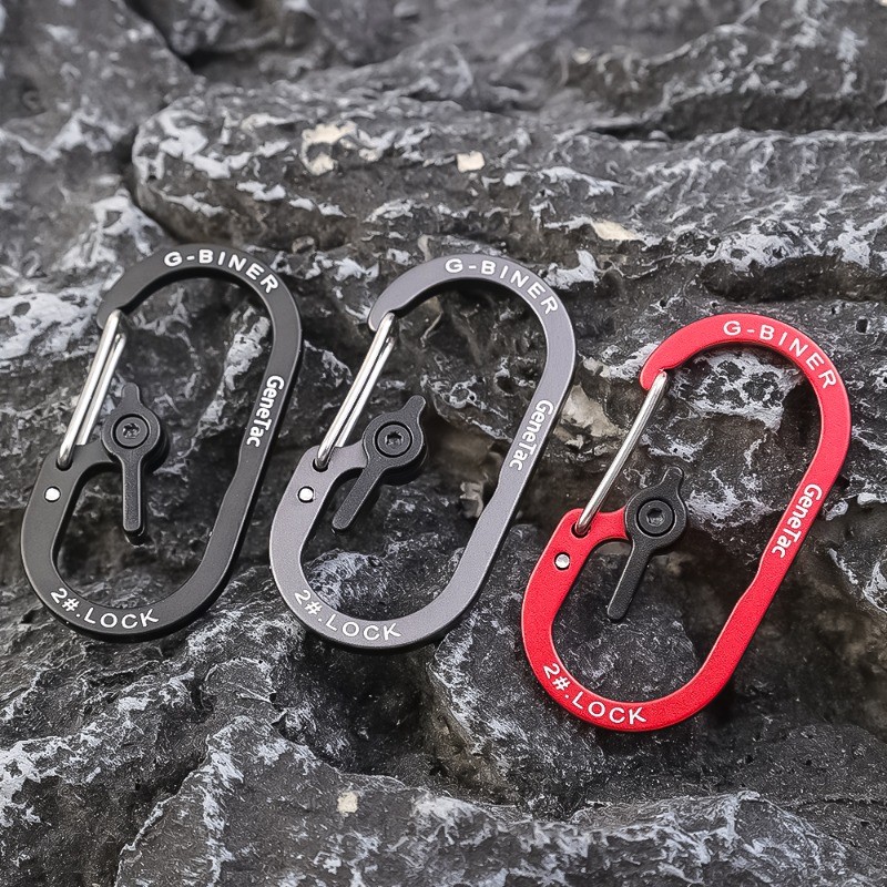 Mountaineering buckle with lock - Aluminum Alloy Carabiner ...