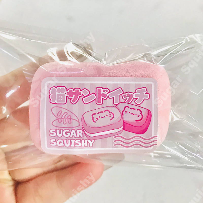 Sugar Squishy Tiny Cat Burger Slow Rising Squishy | Shopee Singapore