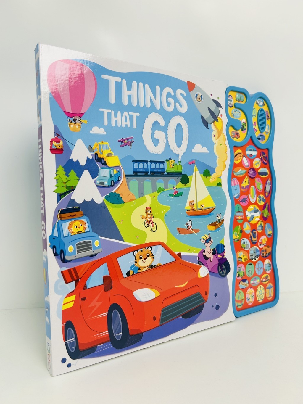 Things That Go Giant Sound Book For Kids To Learn 50 Vehicle Sounds ...