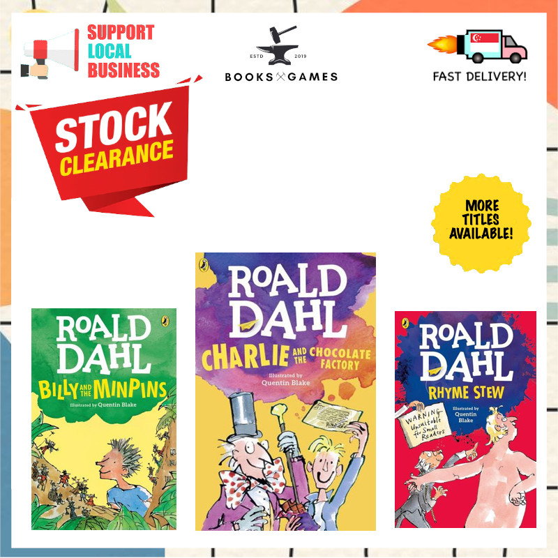 [🇸🇬 SG STOCK MEGA CLEARANCE] Roald Dahl 24 Books Set Individual Book ...