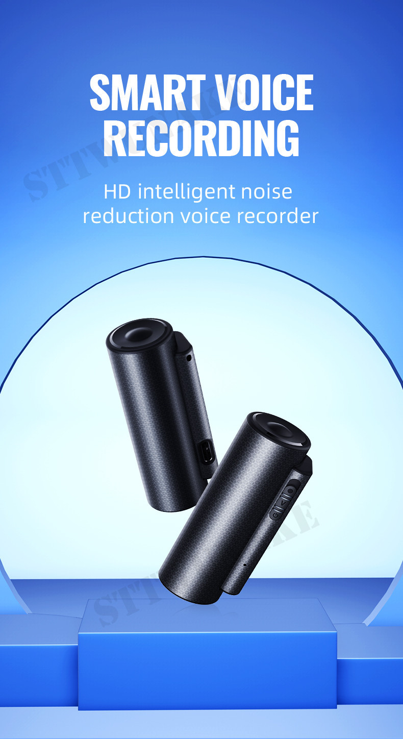 Mini voice recorder 600 hours digital recording device professional ...
