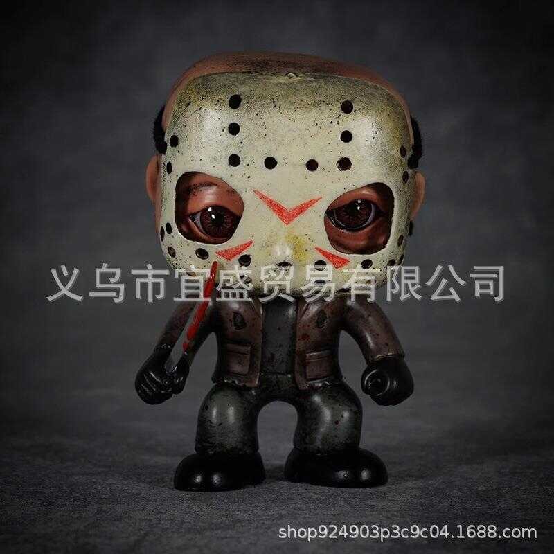 New Halloween Horror Zombie Killer Mask Statue Jason Rotten Headache ...