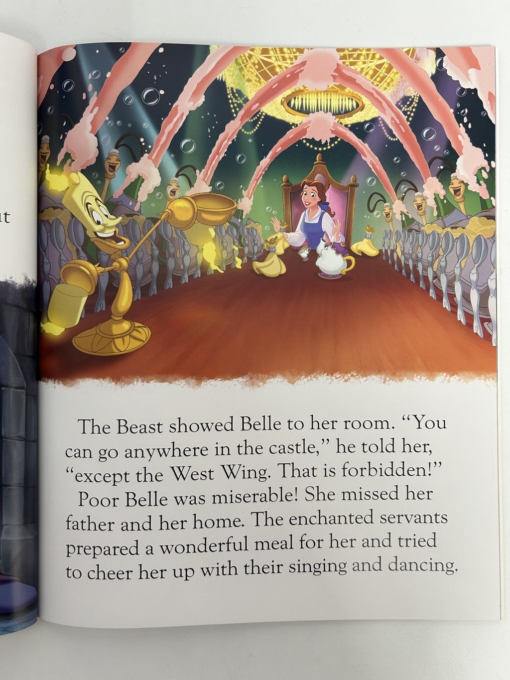 Disney Beauty & The Beast Picture Story Book For Kids Easy To Read With ...