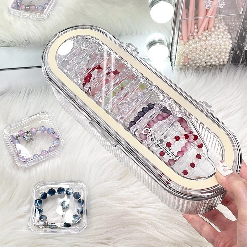 Shopclassyshop Transparent acrylic jewelry crystal Bracelet Box ...