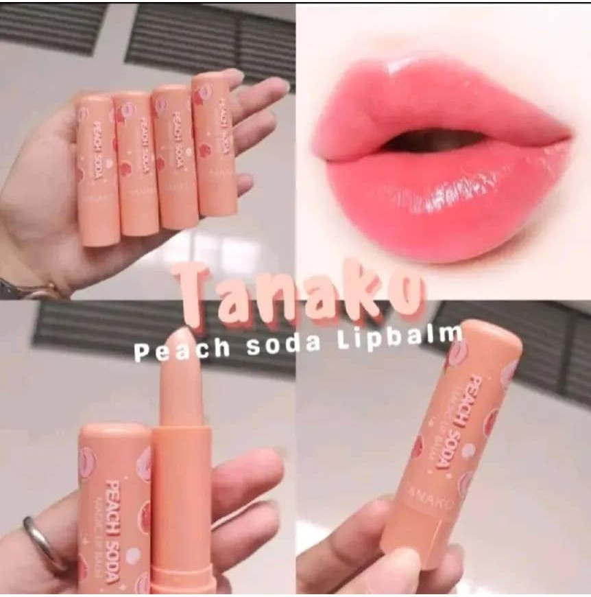 TANAKO PEACH SODA MAGIC LIP BALM | Shopee Singapore
