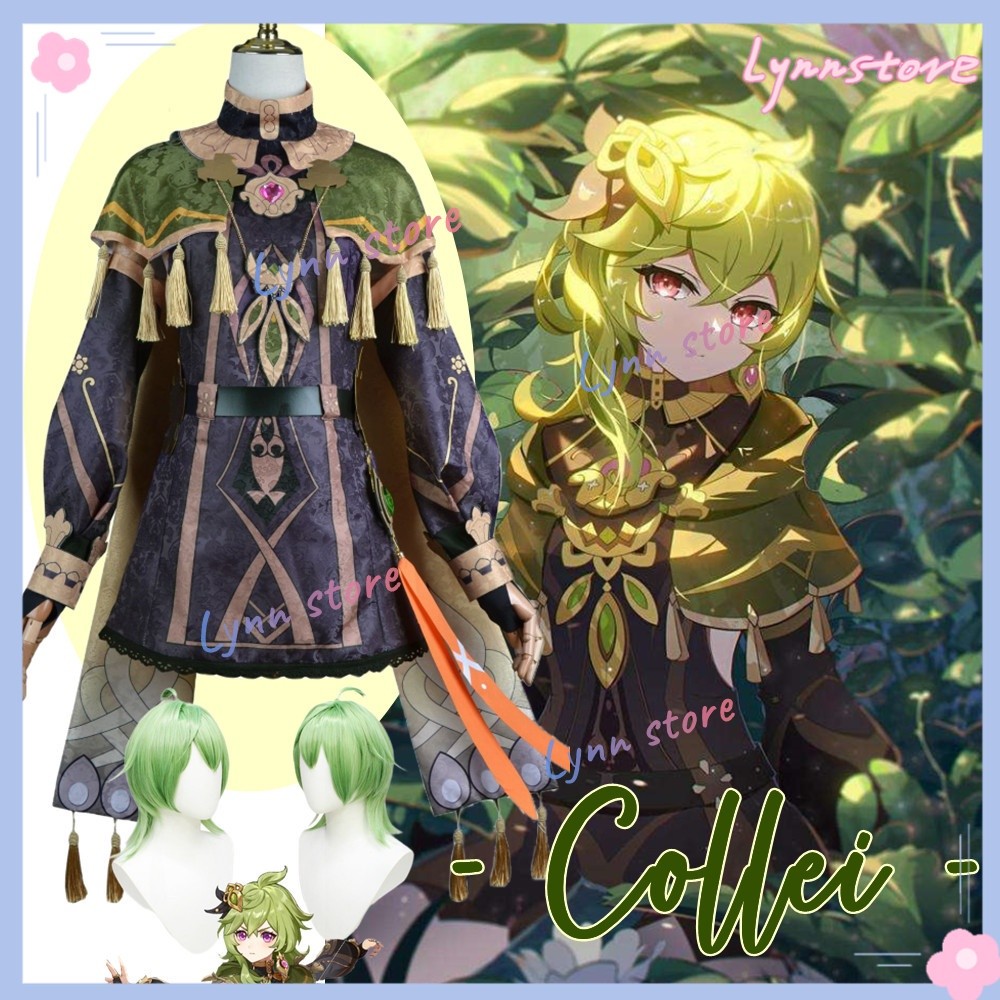 Cosplay costume, anime cosplay Genshin Impact Collei Game Suit Sweet ...