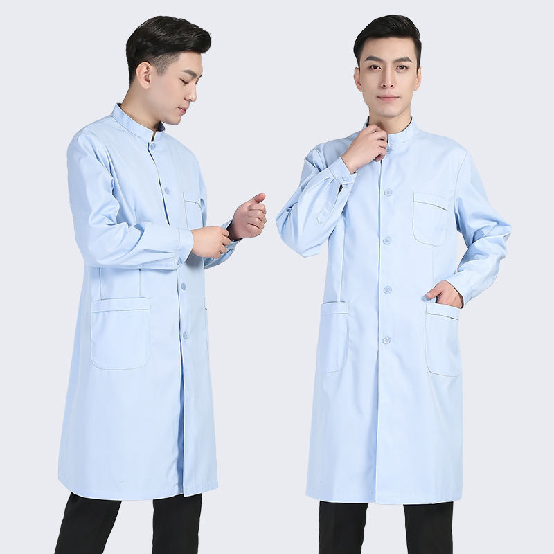 ** Sg ** Bettino White Coat Male Doctor Long Sleeve Plus Size Doctor ...