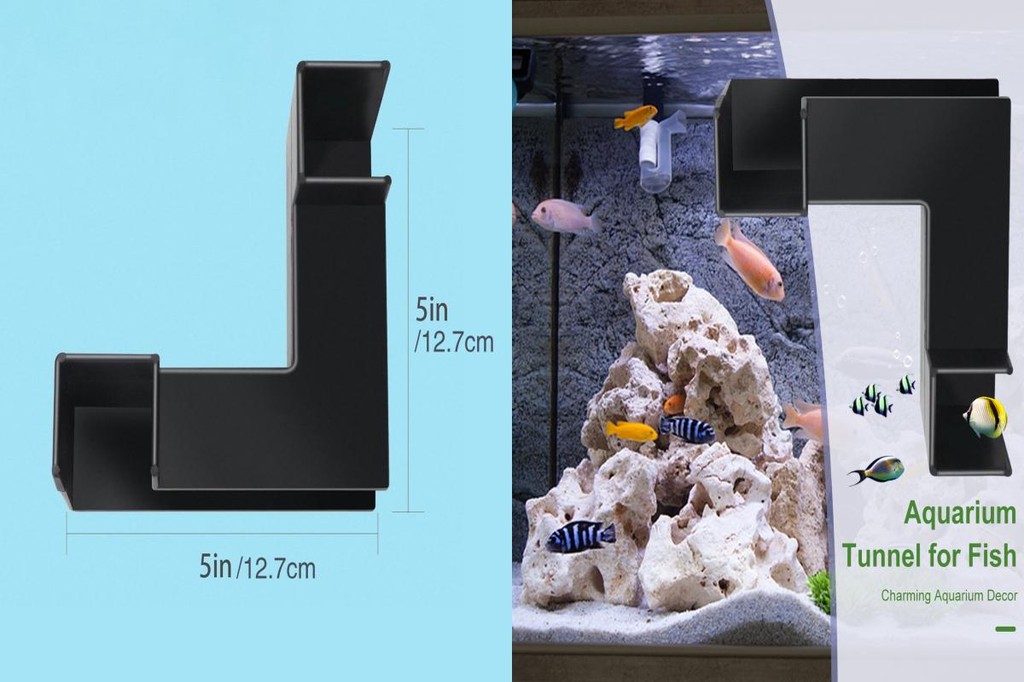 RAN Enchanting Aquarium Tunnels Low Profile Aquarium Decor Natural ...