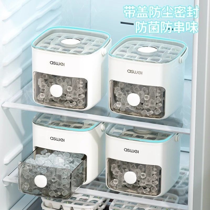Ice Tray Mold Food Grade Push-type Frozen Ice Cube Baby Food Homemade ...