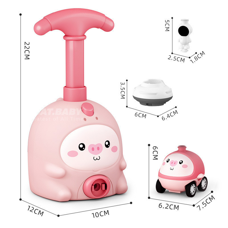 Baby Aerodynamic Animals Car Kids Cars Educational Toys Air Powered ...