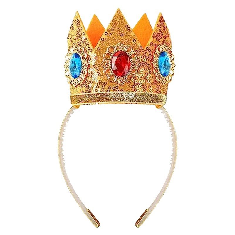 Super Mario Bros Crown Princess Peach Tiara Cosplay Props Girls ...