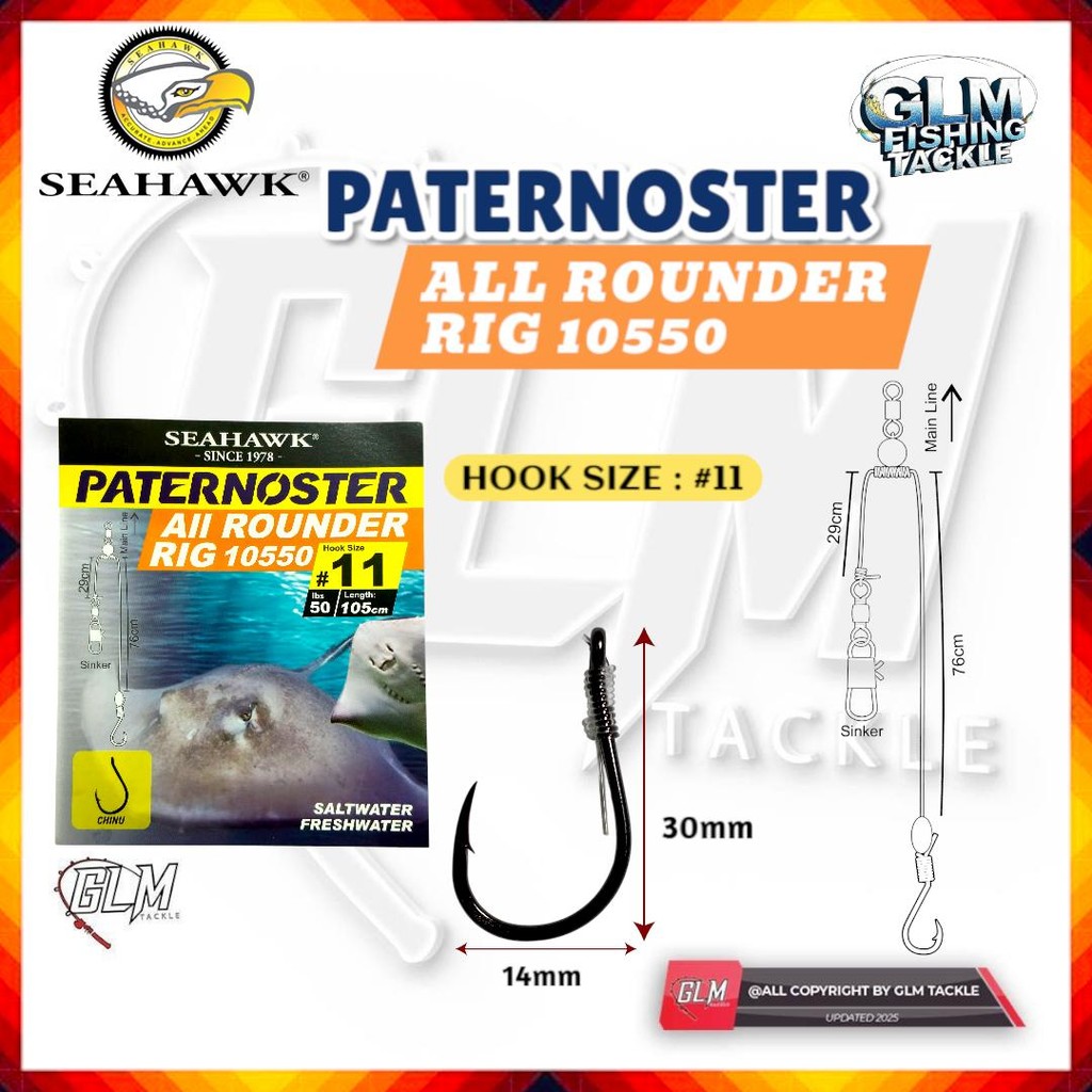 SEAHAWK PATERNOSTER BOTTOM RIG 09540 | ALL ROUNDER RIG 10550 FOR ...