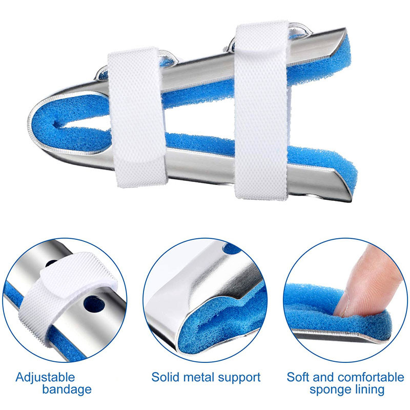 1PCS Finger Fixing Splint Pain Relief Finger Splint Brace Support For ...