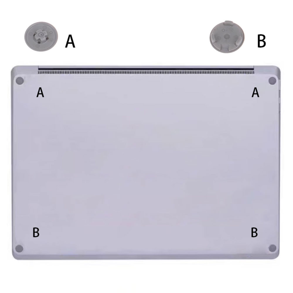 4 Pieces New For Microsoft Surface Laptop 3 4 5 Rubber Feet Bottom Case ...