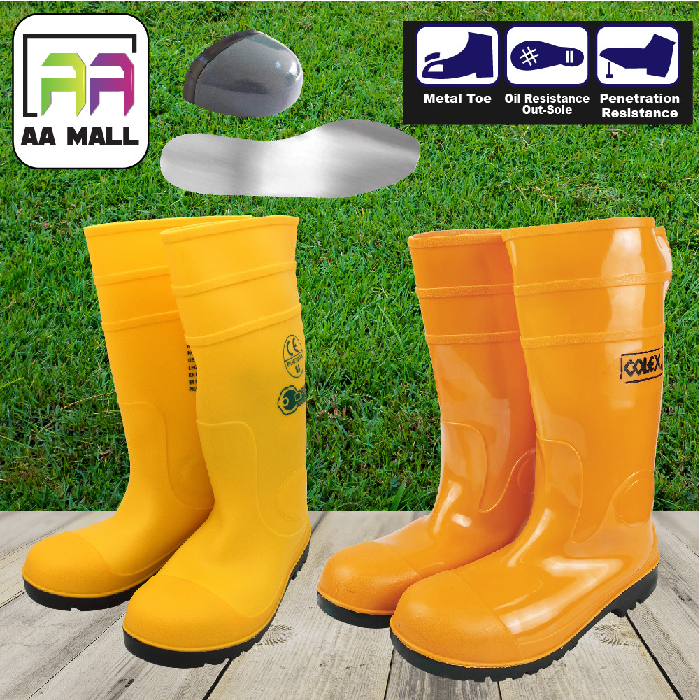 in stock AA MALL STEEL TOE CAP - OREX / COLEX / HL SAFETY Rubber Boot ...