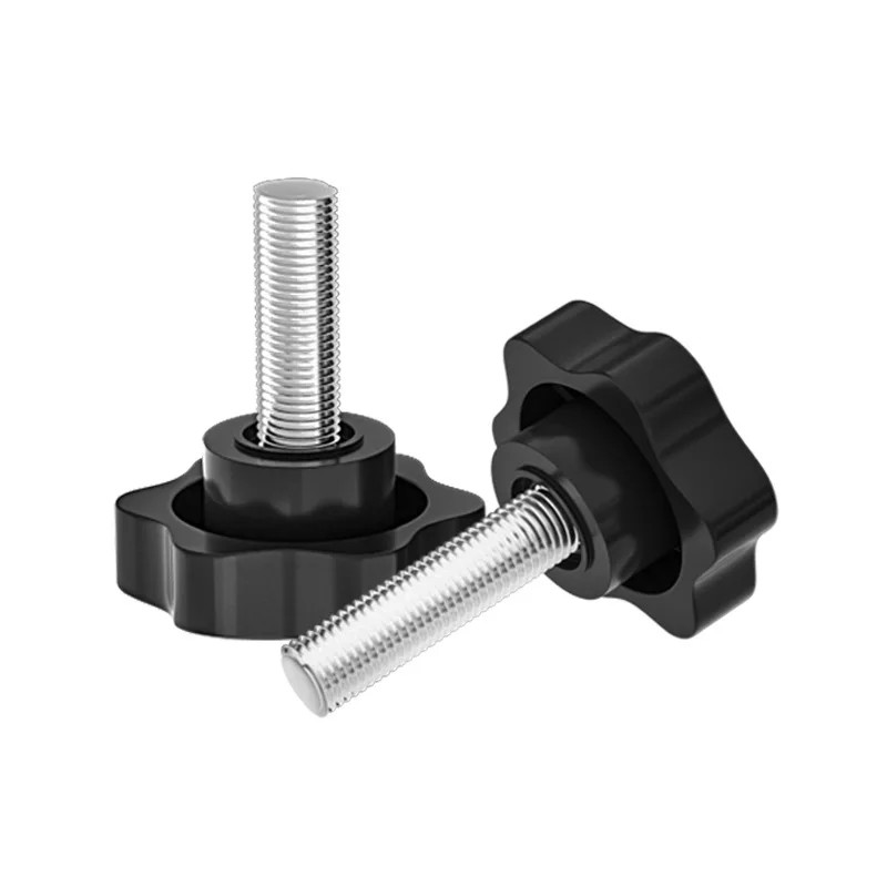 M4 M5 M6 M8 M10 M12 Plum Handle Six-star Glue Head Manual Tightening ...