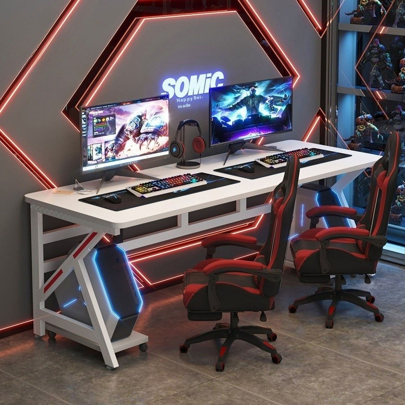 Computer Desk Ergonomic Desktop Computer Table Reinforcement And ...