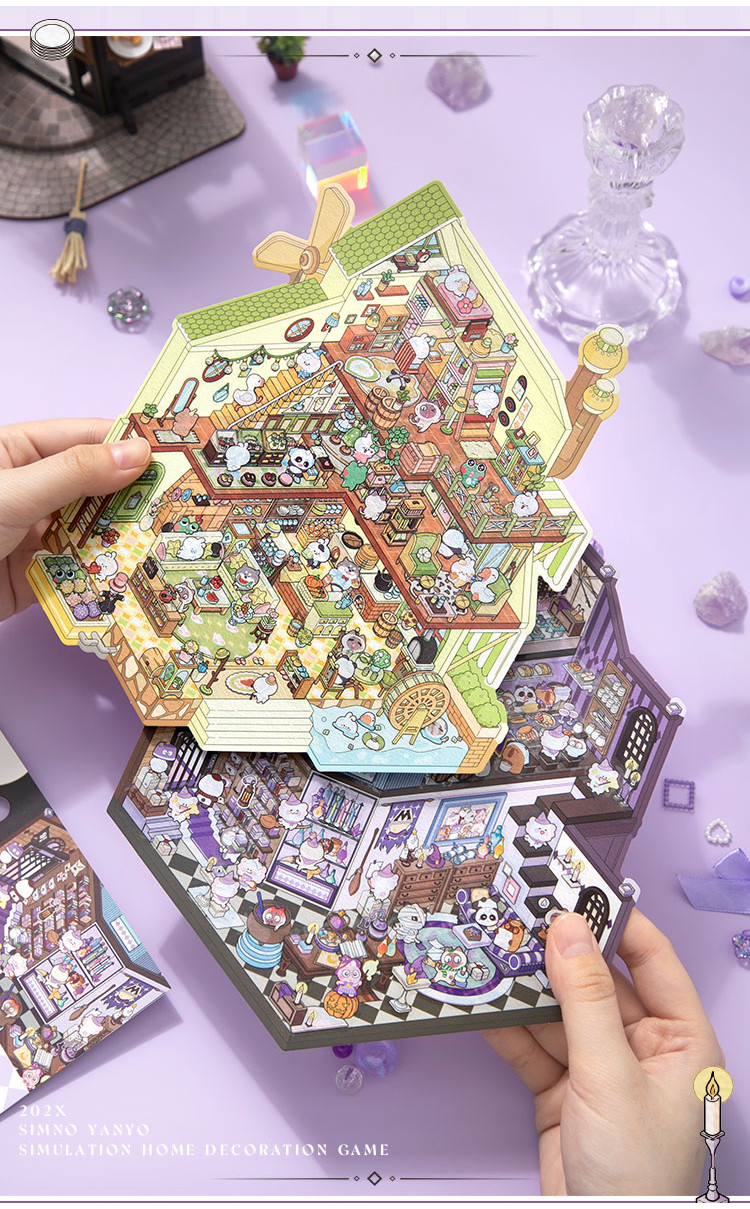 Idako 3D Sticker Miniature 3D 3d sticker scene Storage Landscaping ...