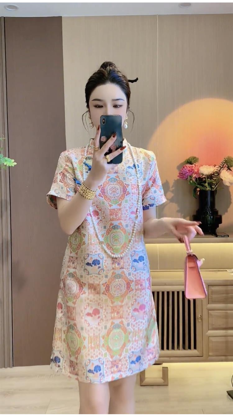 Cheongsam Dress qipao Women Plus Size Chinese New Year Dress elegant ...