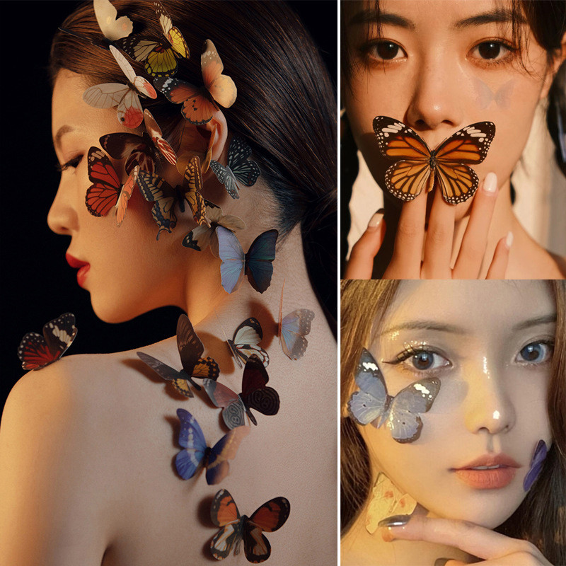 3D Printed Artificial Butterflies Simulation Butterfly Ornaments Diy ...