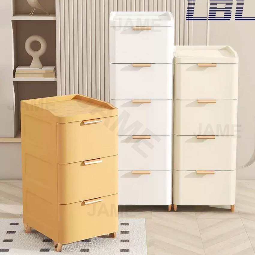LBL 3|4|5 Tier Knock Down Cabinet - Organizer Space Saving Storage ...