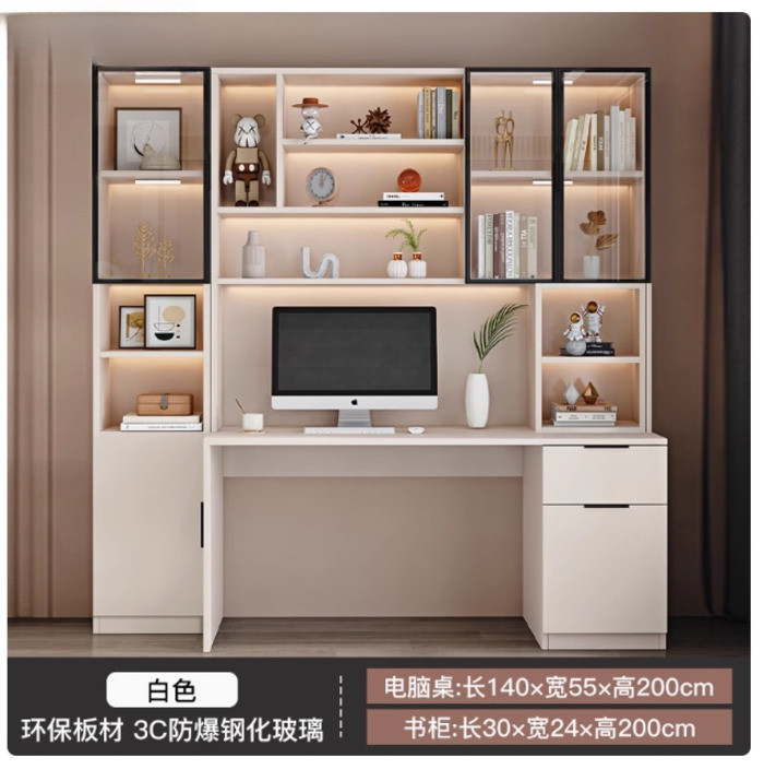 Study Computer Table Gaming Office Drawer Set Study Writing Work Desk ...