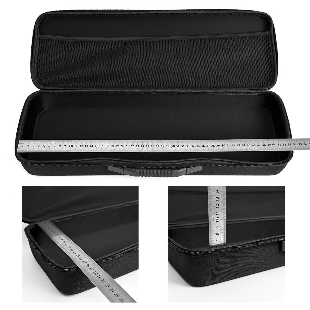 EVA Hard Shell Fishing Rod and Reel Storage Bag Portable Fishing Pole ...