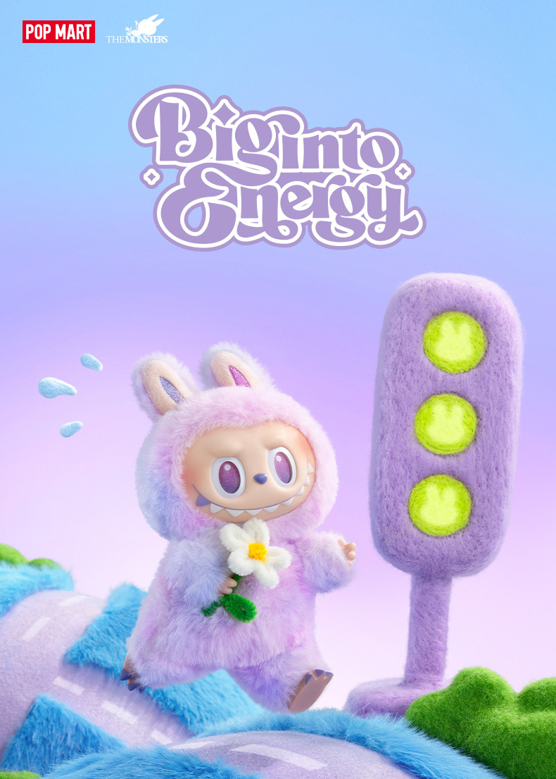 POPMART LABUBU V3 THE MONSTERS Big into Energy Series-Vinyl Plush ...