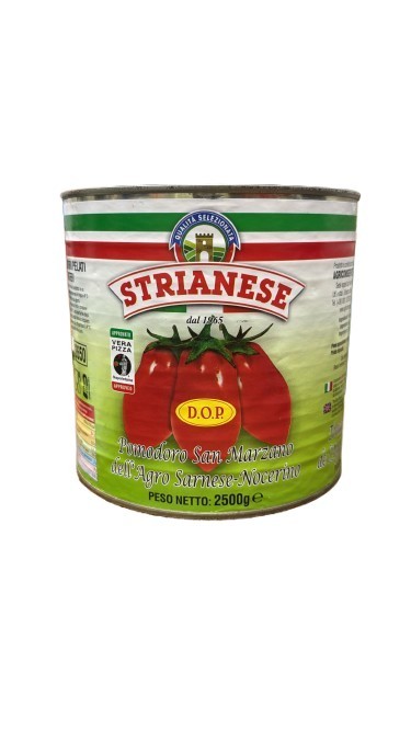 Strianese Italian Pomodori Pelati SAN MARZANO DOP peeled tomatoes 2.5kg ...