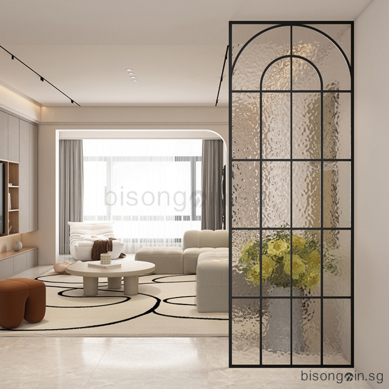 Glass Screens Separator Partition Style French Cream Changhong Glass ...