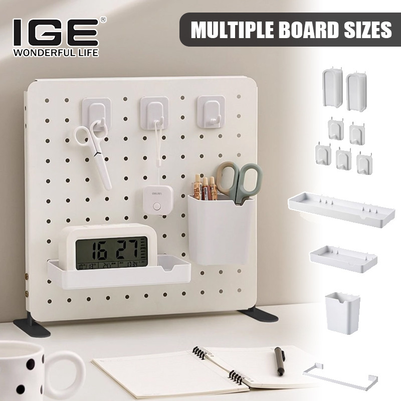 IGE Desktop Shelf Table Shelf Hole Board Pegboard Wall Board Pegboard ...