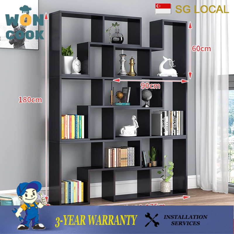 WON STAR Storage Rack Combination Bookcase Creative Simple Corner ...