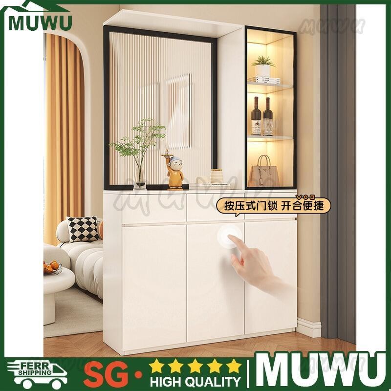 MUWU Shoe Cabinet Foyer Cabinet 2025 New Home Screen Partition Living ...
