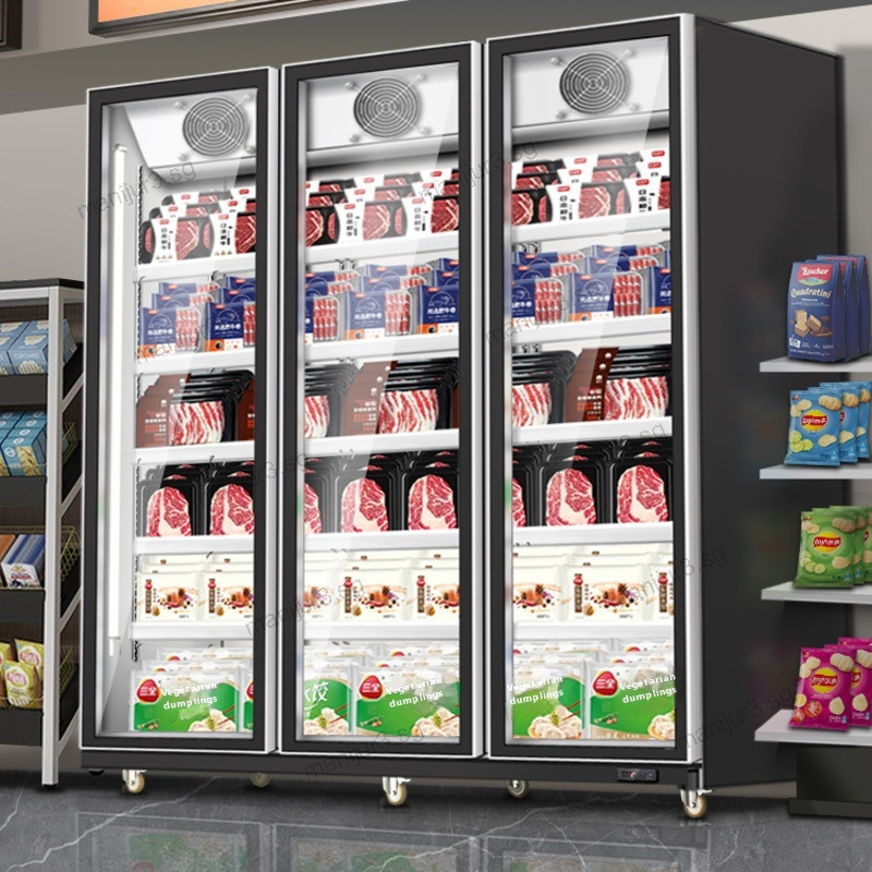 Refrigerator Cabinet Cabinet Freezing Display Vertical Commercial Quick ...