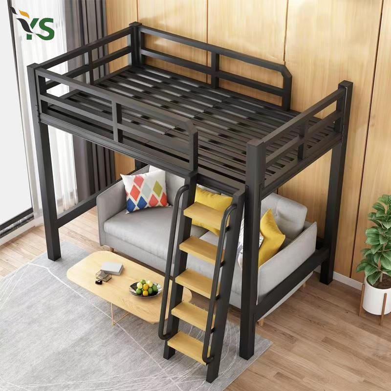 YS Loft Bed Iron Space Saving Home Bedroom | Shopee Singapore