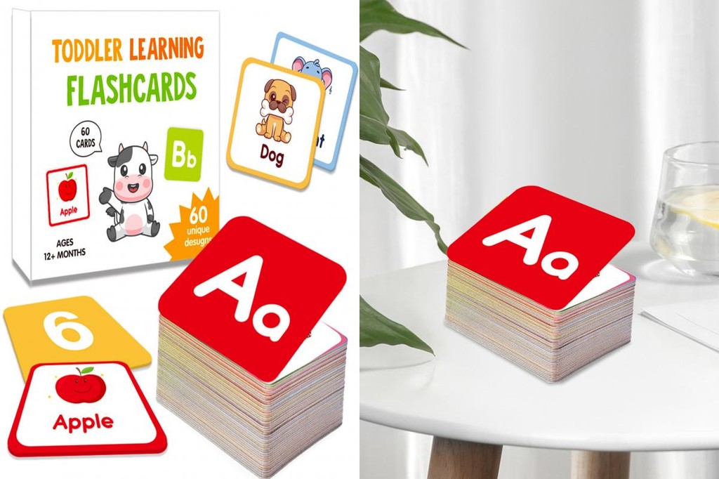 oc Educational Flashcards Fun and Educational Kids Flash Cards Set for ...