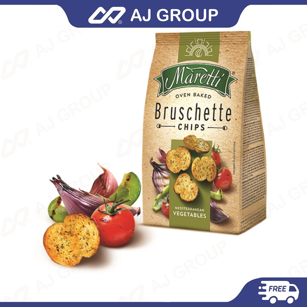 Maretti Mediterranean Vegetables Bruschette Chips (70g) | Shopee Singapore