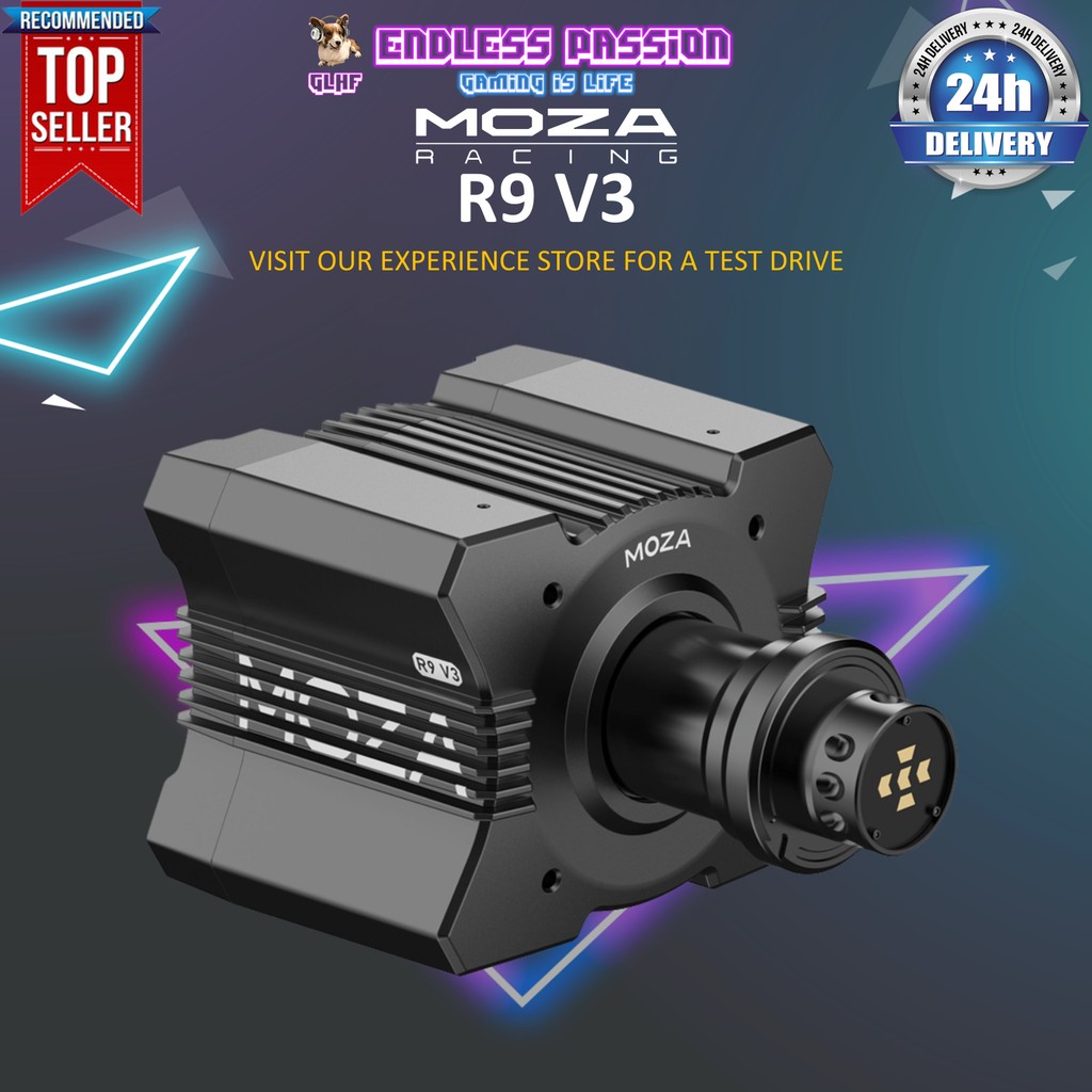 Moza R9 V3 Direct Drive Wheel Base - RS080 | Shopee Singapore