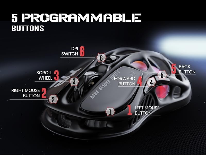 Gravastar Magnesium Alloy Mouse M2 M1 Pro Cocoon Breaking Mouse Paw3395 ...
