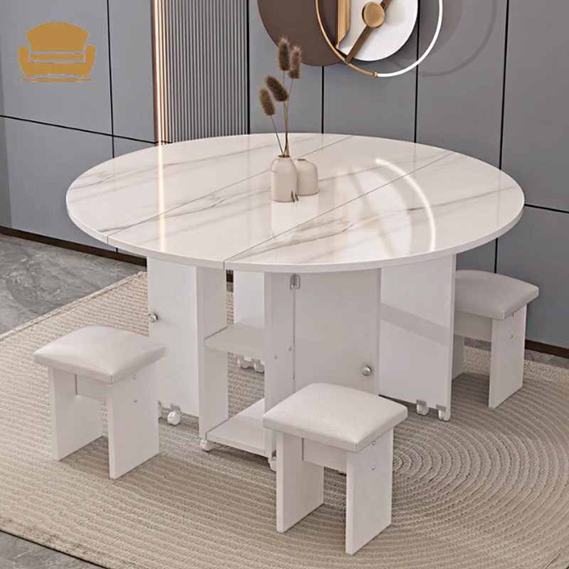 GT Dinging Table Home Folding With Movable Retractable Rectangular ...