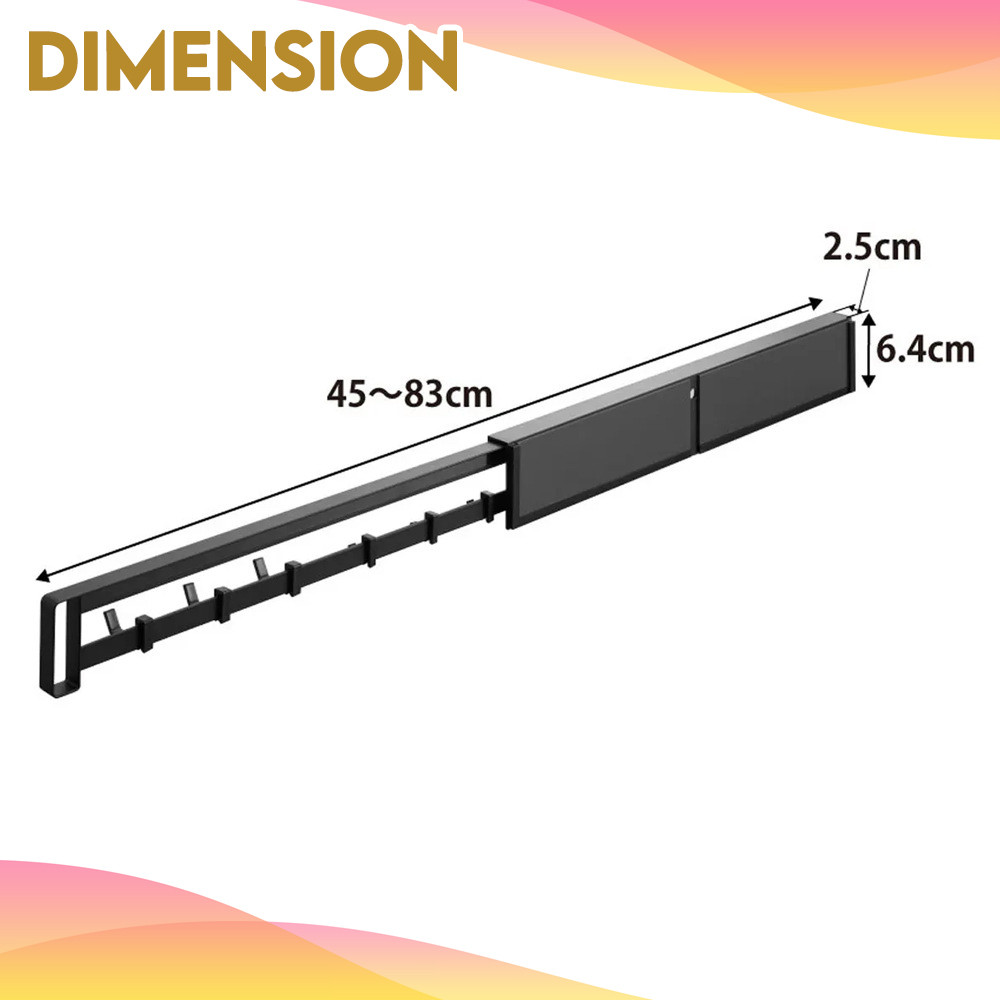 [Extendable] Innohut Magnetic Pull Out Hook Magnetic Fridge Organizer ...