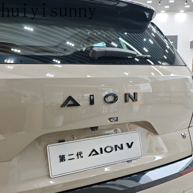 HYS 2025 Gac AION V EV Modified Black Car Logo AION Letter Front Logo ...
