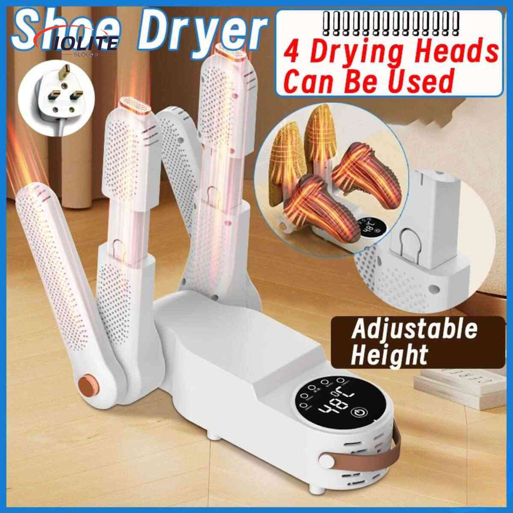 UV Sterilization Folding Shoes Dryer Fast Heater Portable Electric ...