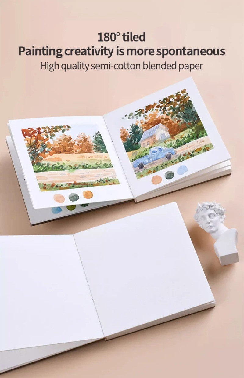 300gsm 30 Sheets Sketch Book Watercolor Drawing Notebook Paper For ...