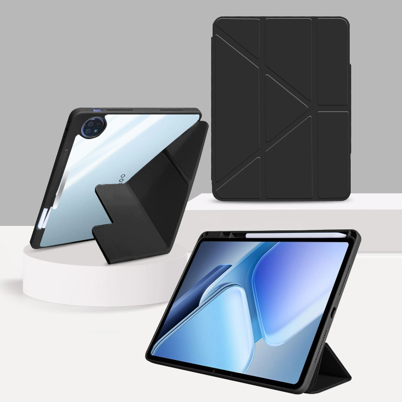 Magnetic Tower Buckle Acrylic Anti-bending Protective Case For Lenovo ...