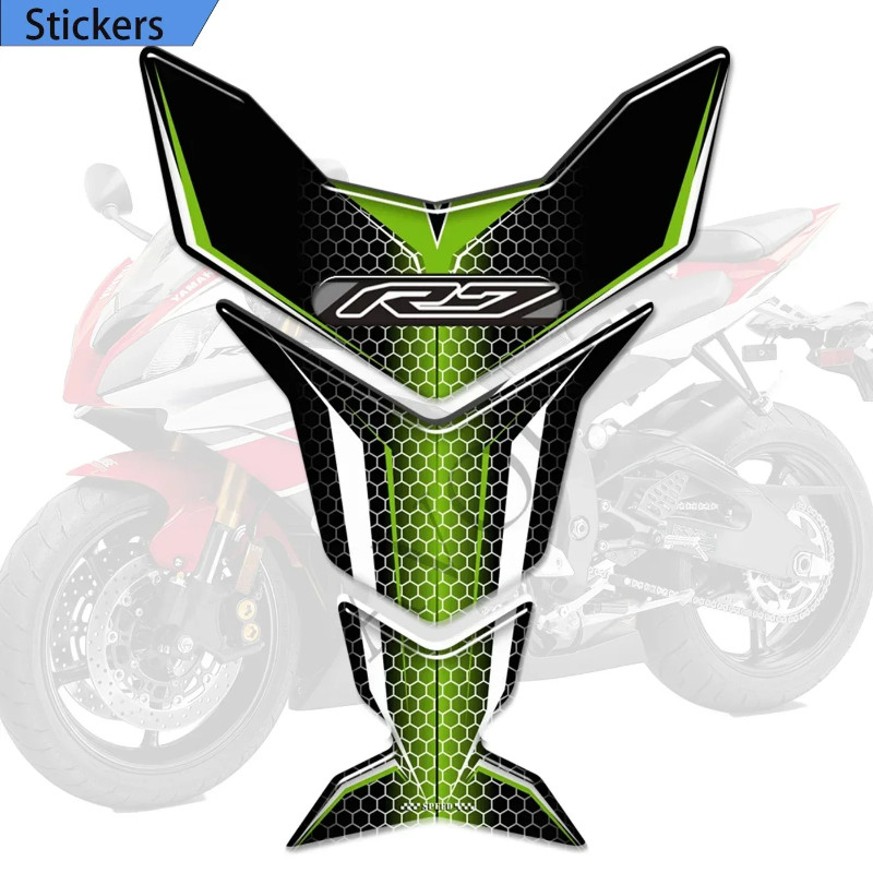 Fit YAMAHA YZF-R7 YZF R7 YZFR7 Tank Pad Protector Decals Gas Fuel Oil ...