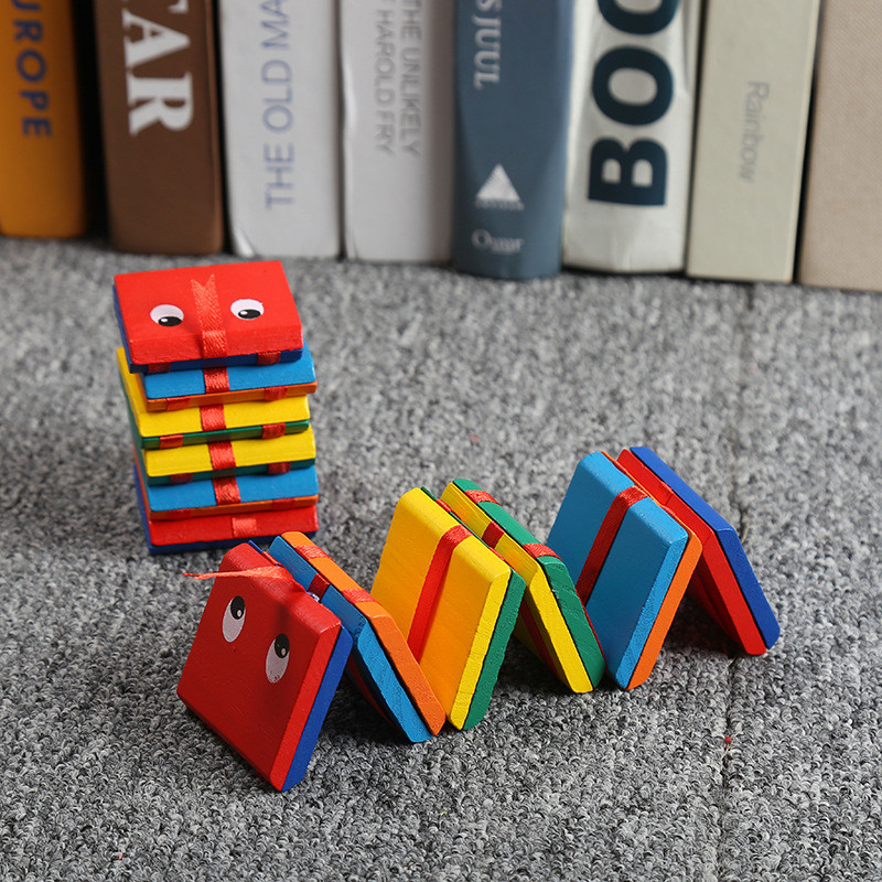 Wooden Jacobs Ladder Toys Children's Novelty Funny Visual IllusionFlipo ...