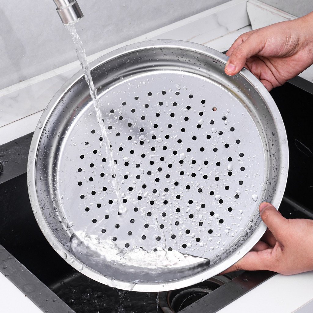 Food Grade Stainless Steel Food Steamer Multi Size 28-34cm Dumplings ...
