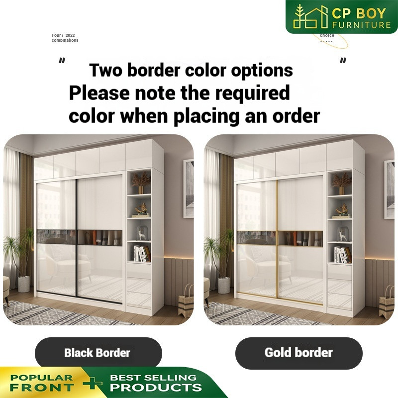 Ssr Sliding Door Wardrobe White Wardrobe Modular Wardrobe With Mirror ...